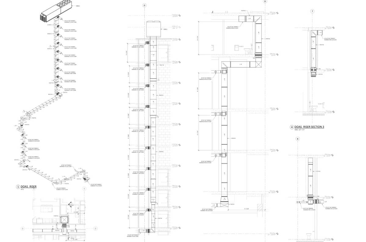 Mechanical BIM, Shop Drawing And Coordination Services | 3D HVAC BIM ...