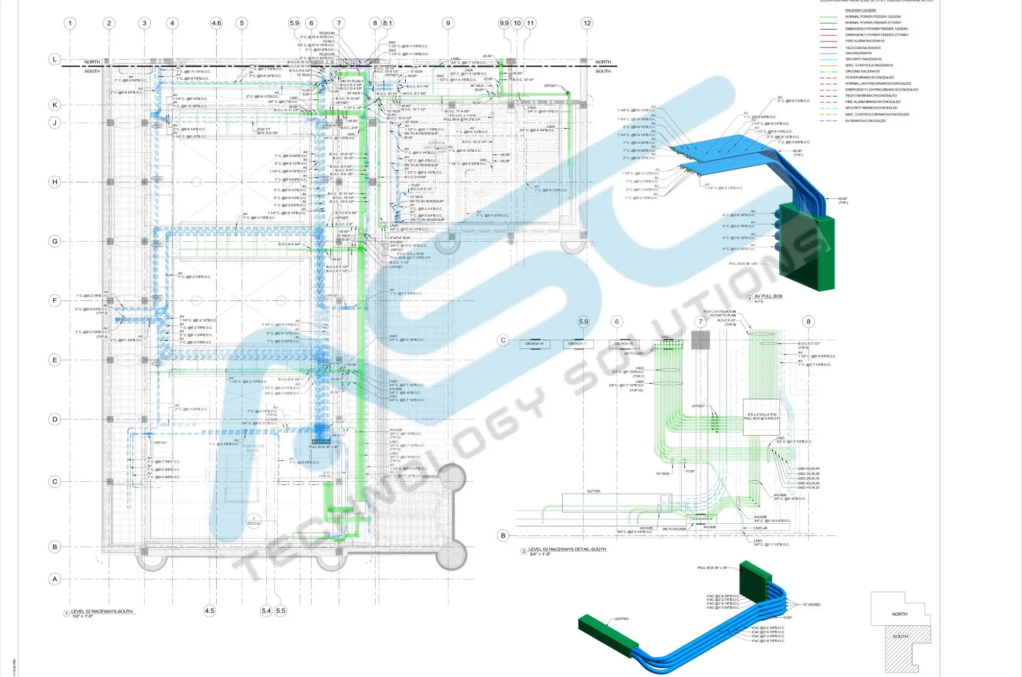 Electrical 3D BIM Modeling Services | Revit Electrical Modeling Services